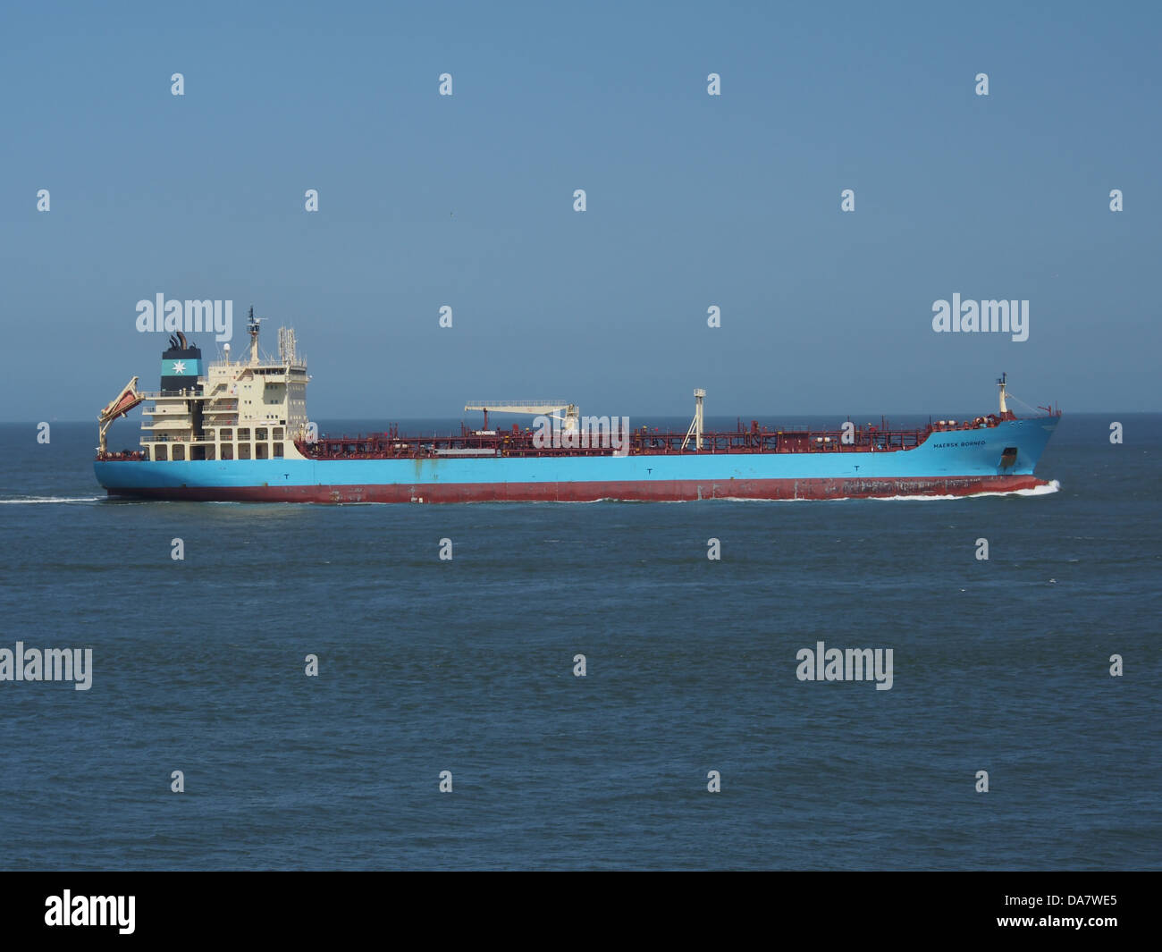 The Maersk Borneo, a container ship with IMO number 9341445, is a key ...