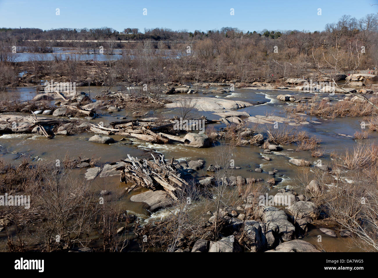 Part of the James River in Richmond, Virginia Stock Photo - Alamy