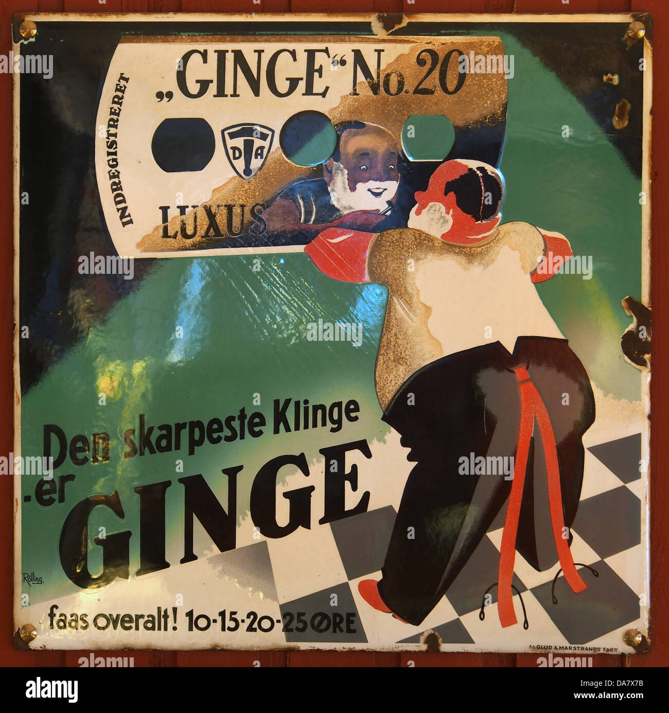 Vintage enamel advertising signs hi-res stock photography and images ...