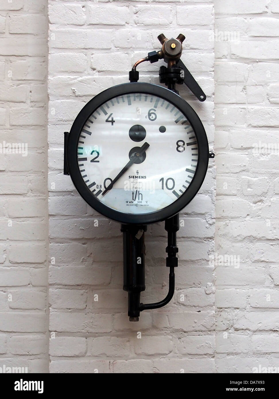 This photograph features an old Siemens gauge located at the Religious ...