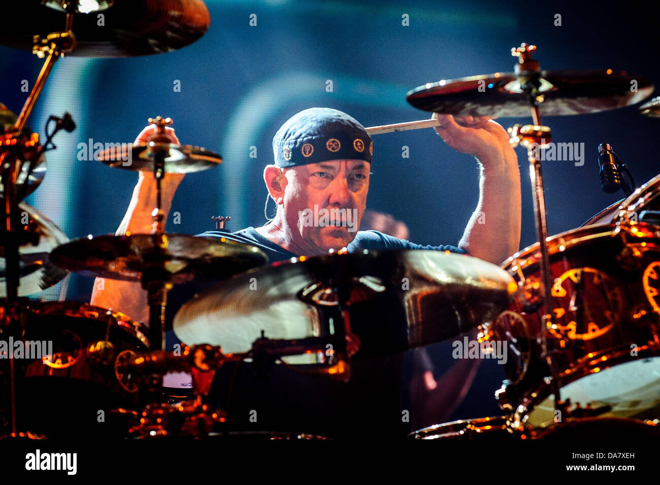 Neil peart rock drummer hi-res stock photography and images - Alamy
