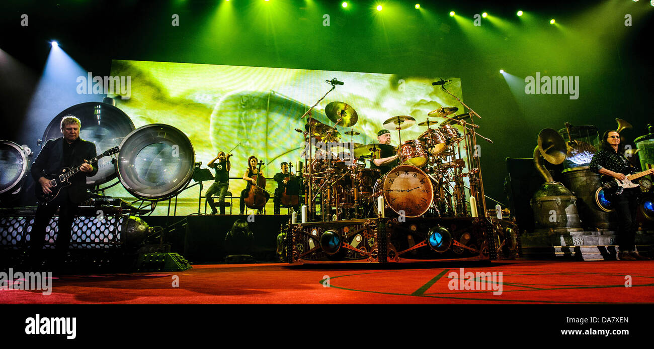 Hamilton, Ontario, Canada. 6th July, 2013. Legendary Canadian rock band ...