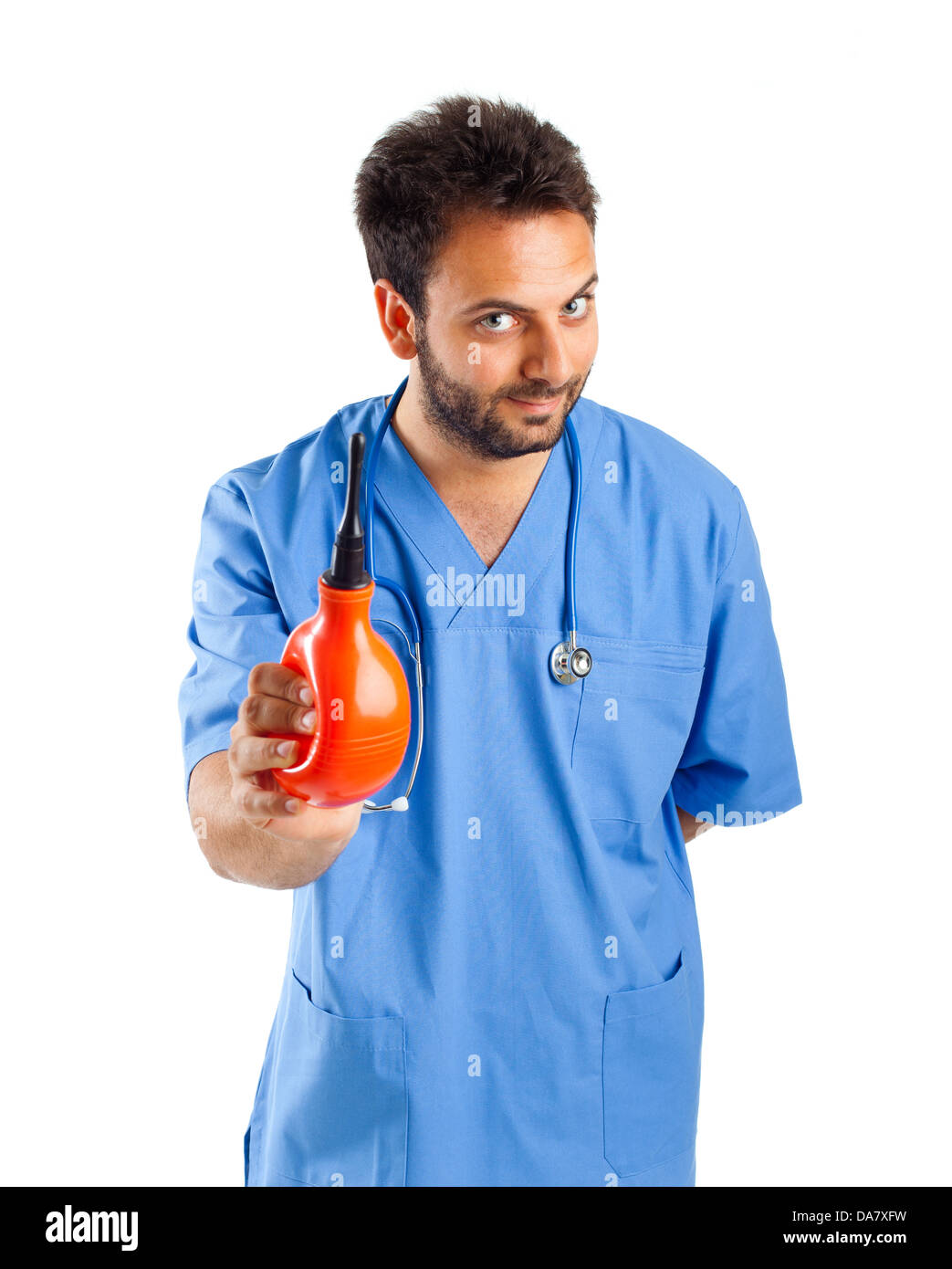 Male nurse portrait clyster on hi-res stock photography and images - Alamy