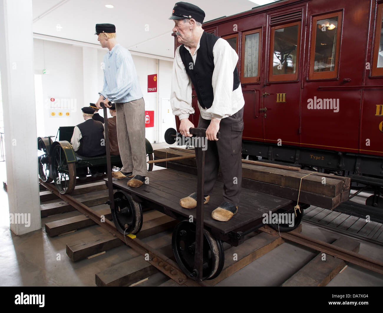 Railway T-trolley, 1 Stock Photo - Alamy