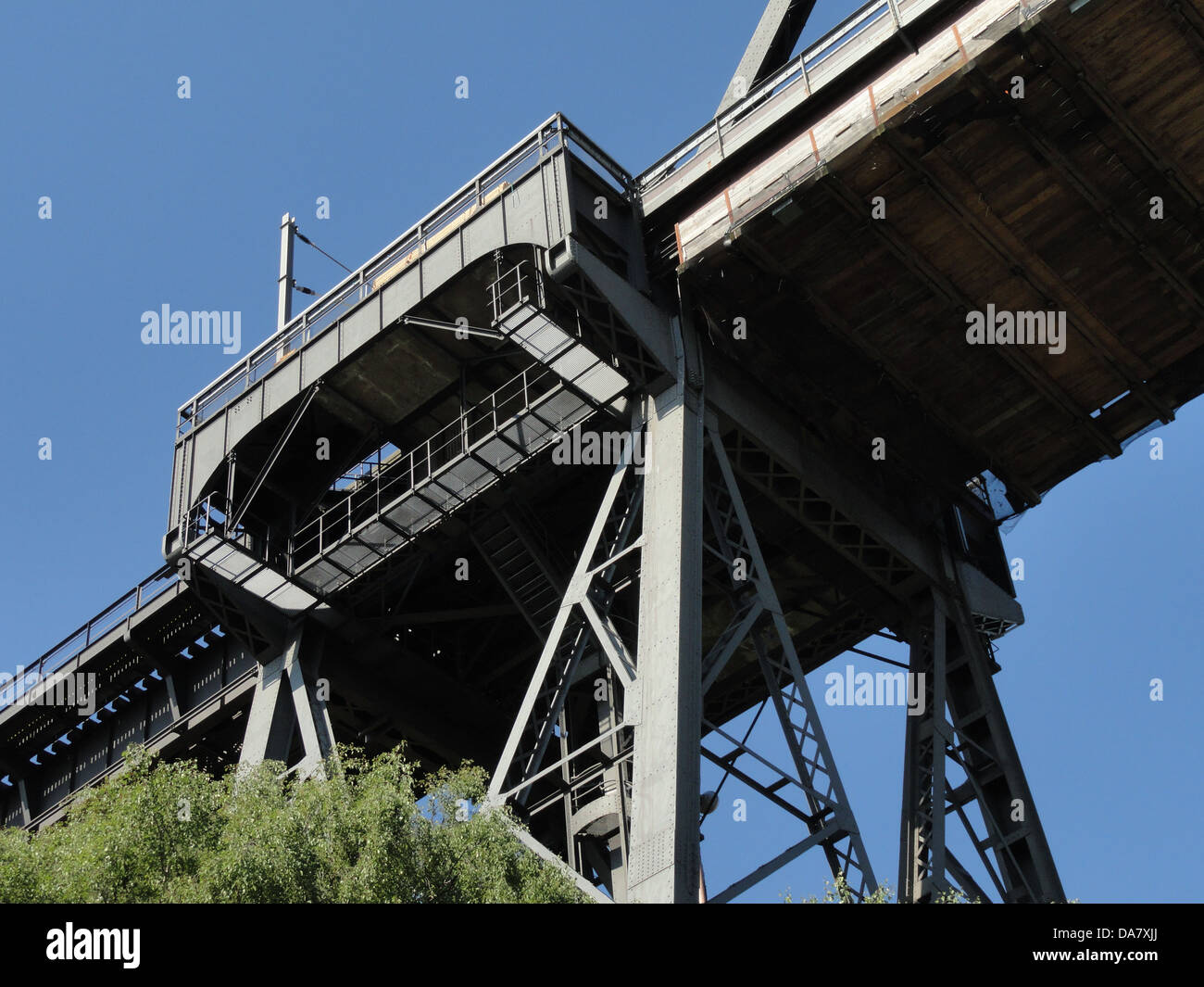 The Rendsburger Hochbrücke is a historic railway bridge in Rendsburg ...