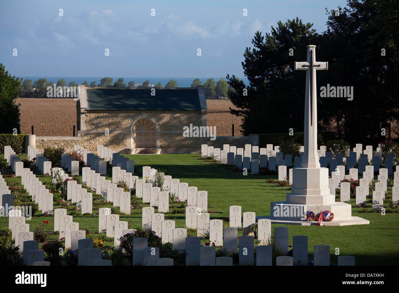 Beny Sur Mer Canadian War Cemetery Stock Photos & Beny Sur Mer Canadian War Cemetery Stock ...
