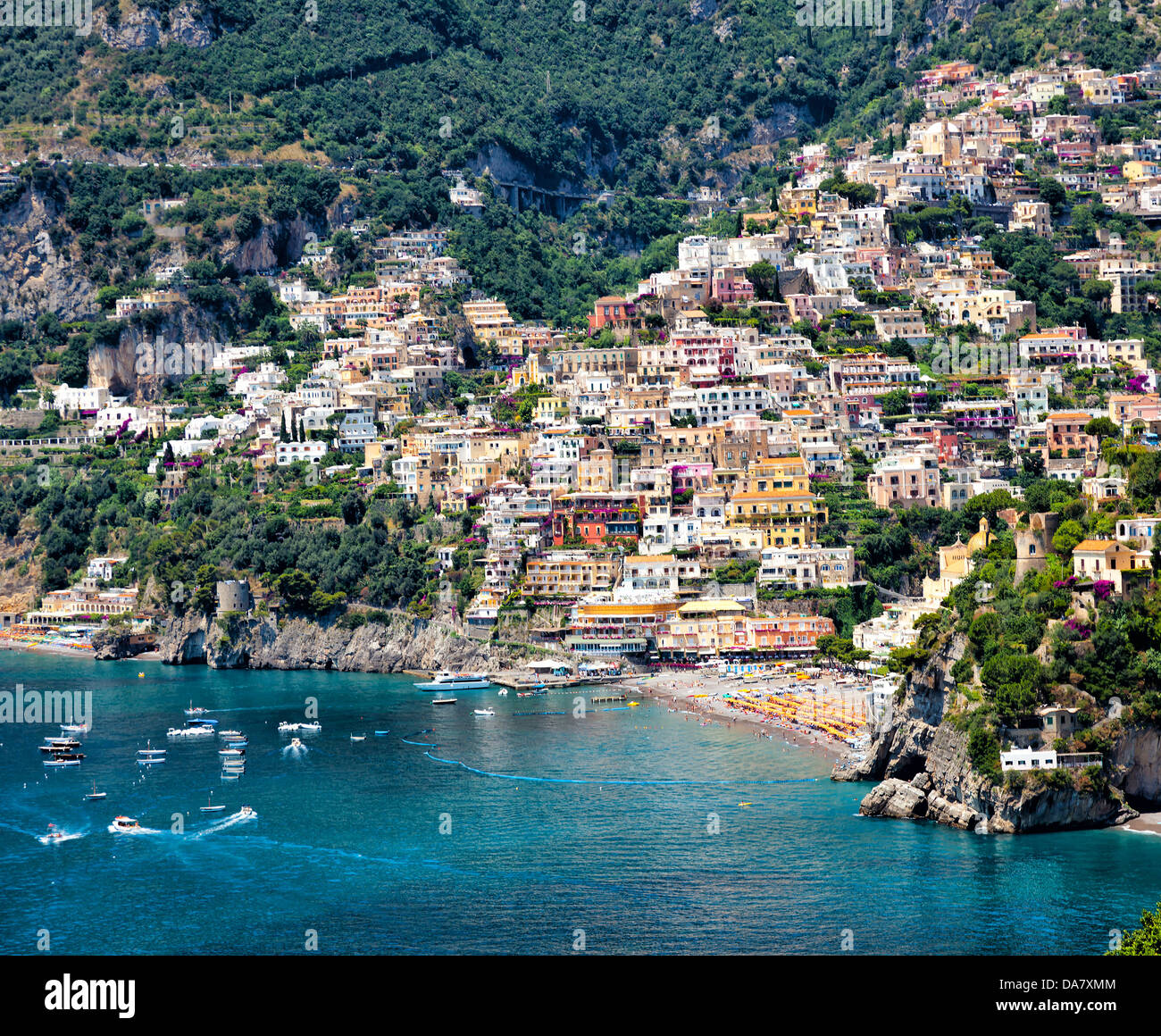 Aerial view coastal town summer hi-res stock photography and images - Alamy