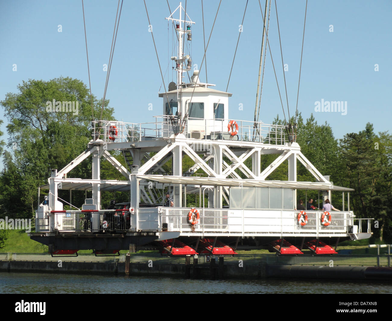 The Rendsburg Schwebebahn (suspension railway) in Germany is a unique ...