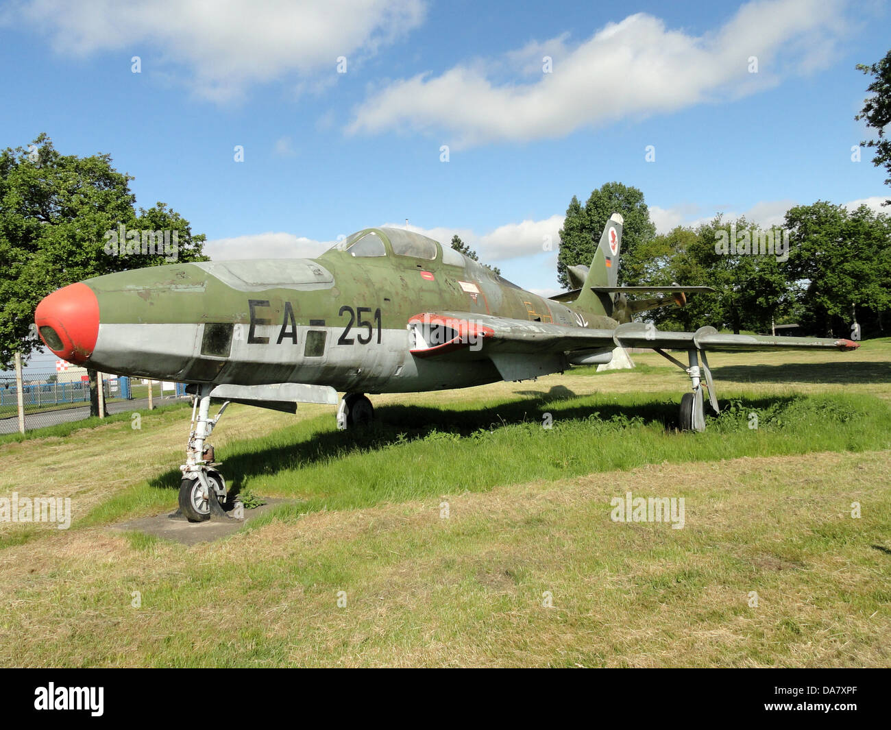 The RF-84F Thunderflash EA-251, stationed at Jagel, represents a ...