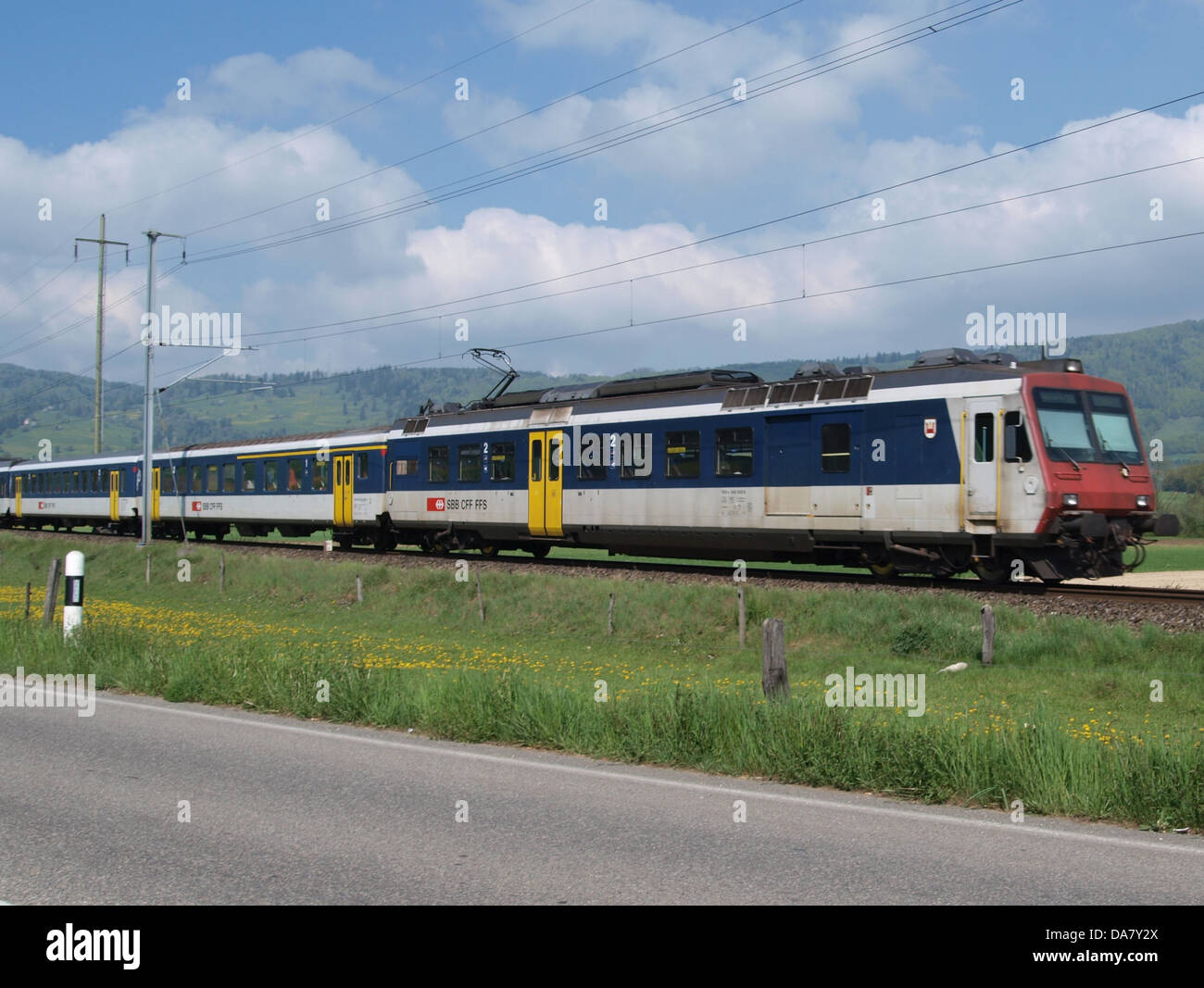 This image captures the Swiss Federal Railways (SBB CFF FFS) train ...