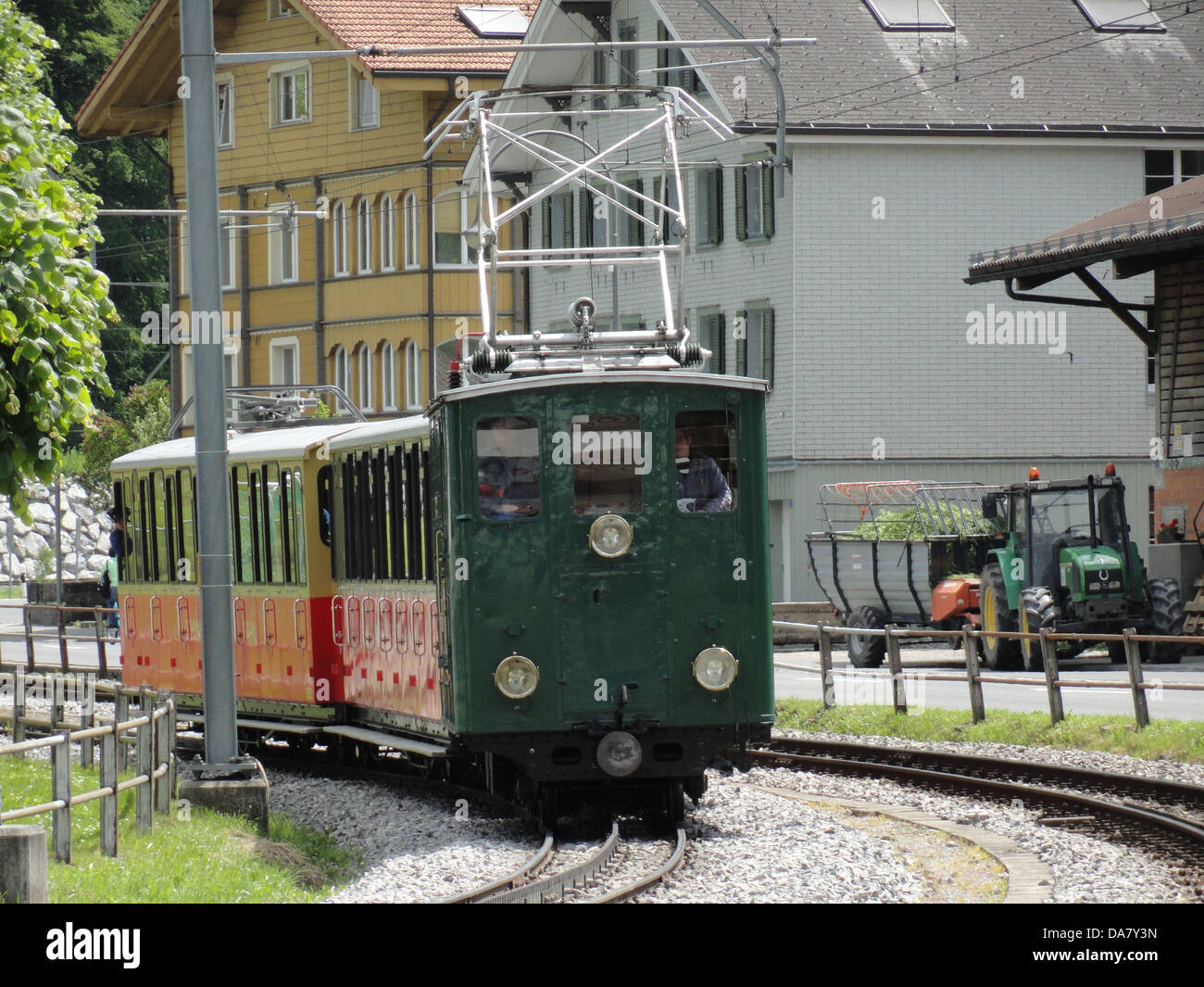 This image showcases a Swiss locomotive, built by the Schweizerische ...