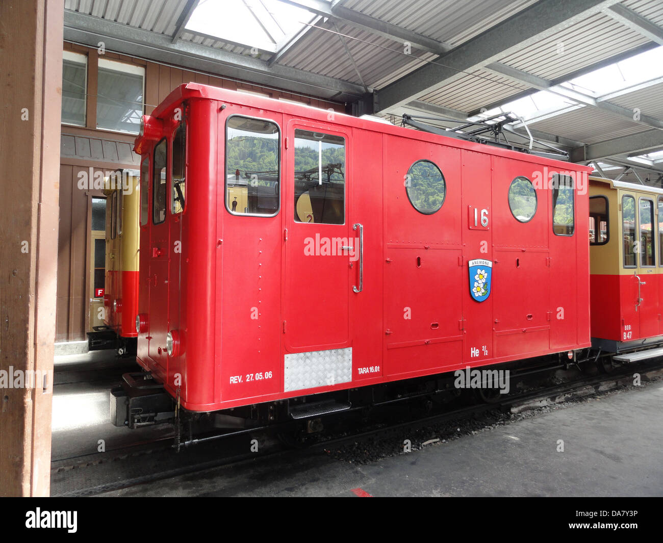 The 'Anemone 1.16' locomotive, built by the Schweizerische Lokomotiv ...