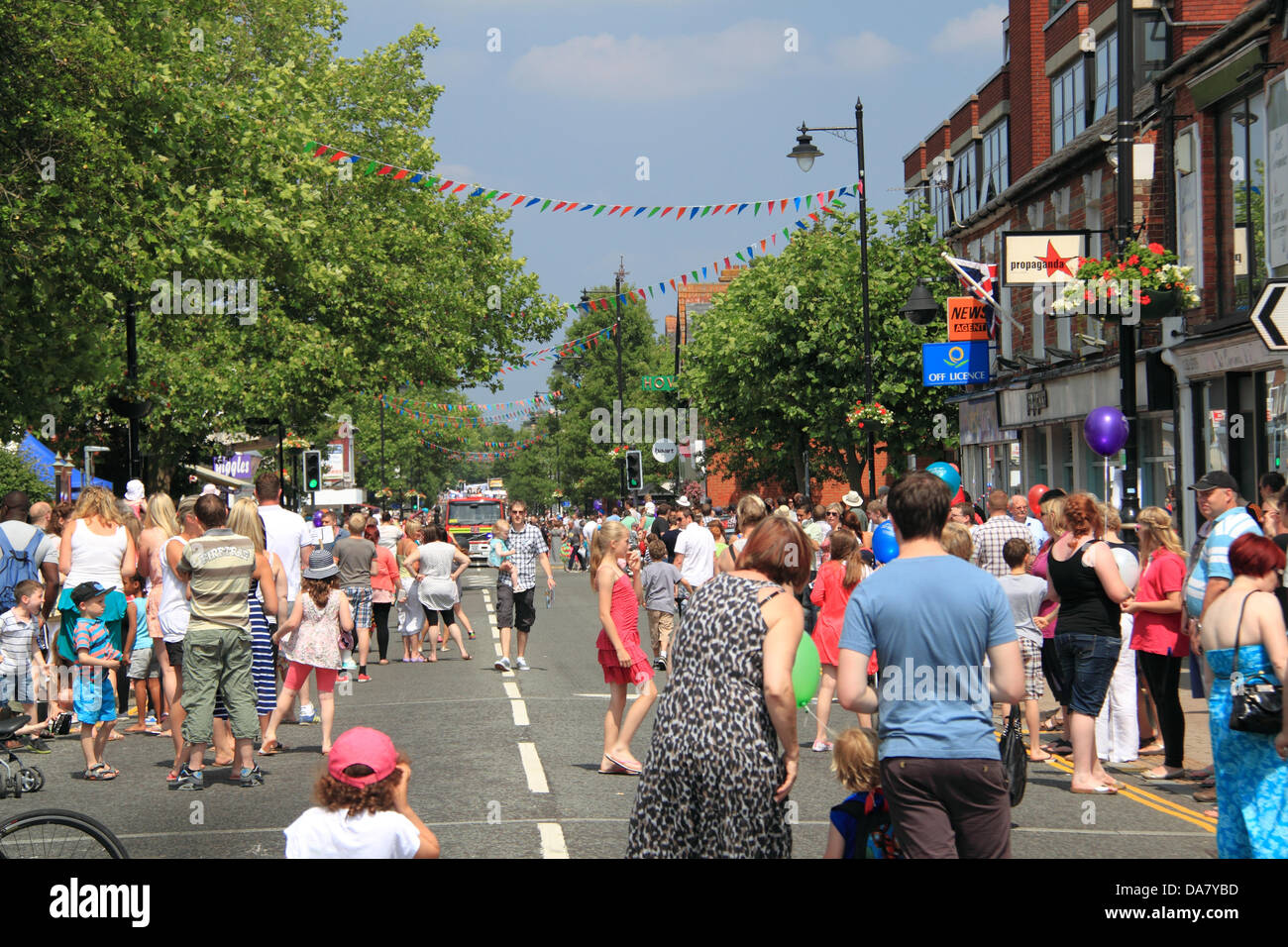 Crowds await the 'Musicals' themed Grand Procession, Fleet & District ...