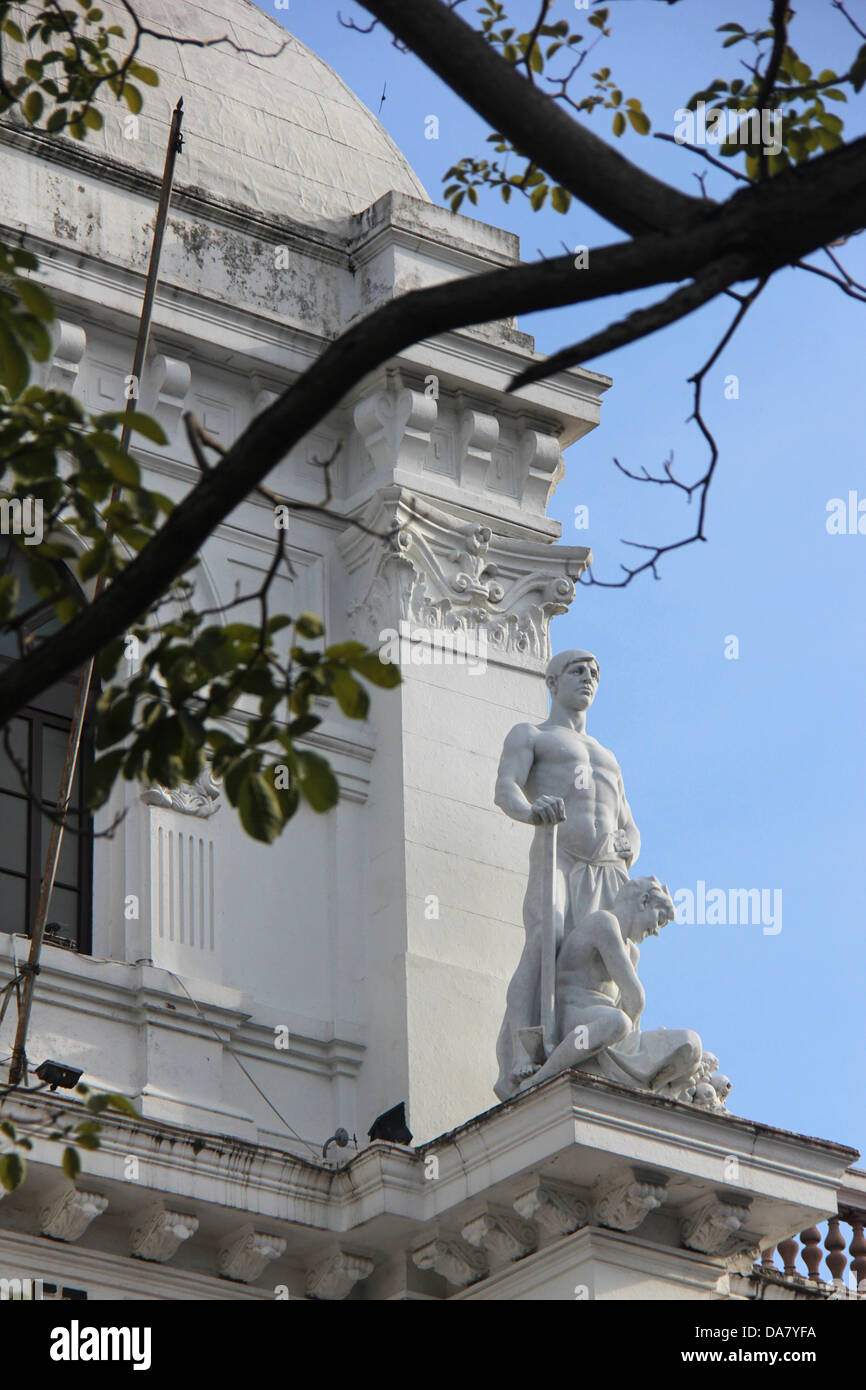 Roman statue man holding snake hi-res stock photography and images - Alamy