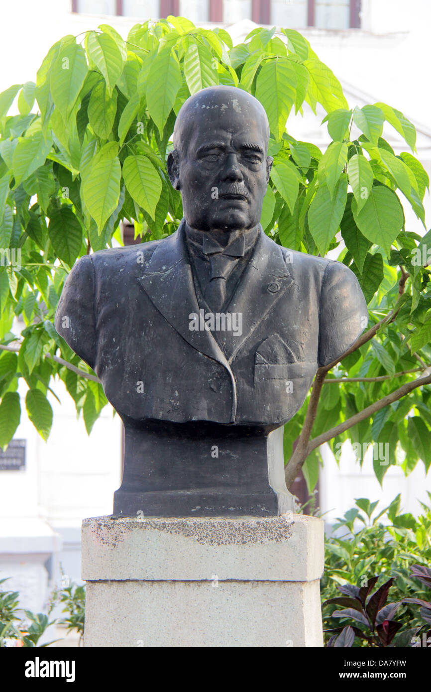 Bust of Tomas Arias, founder of the Republic of Panama in 1903 Stock ...