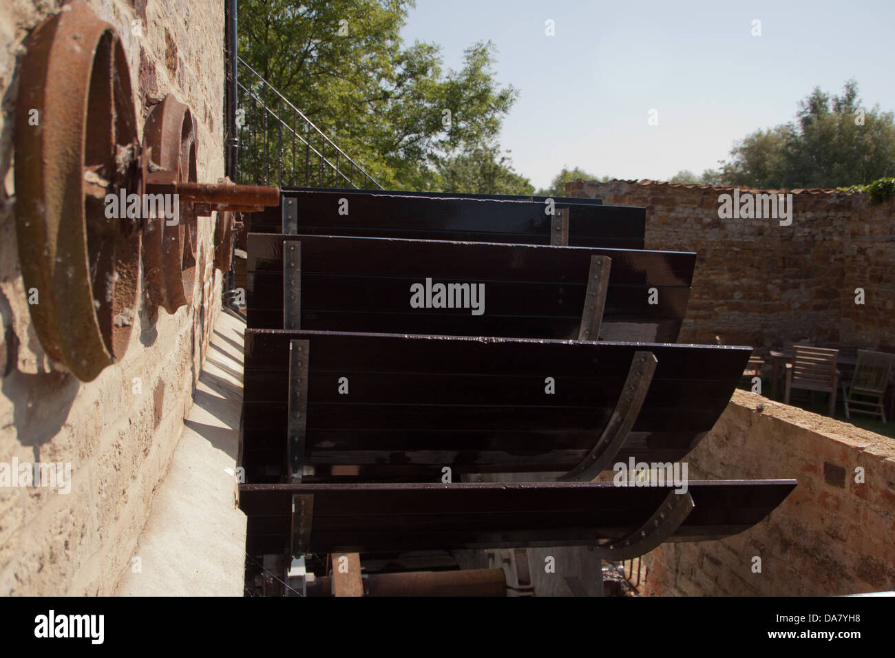 Stone water wheel hi-res stock photography and images - Alamy