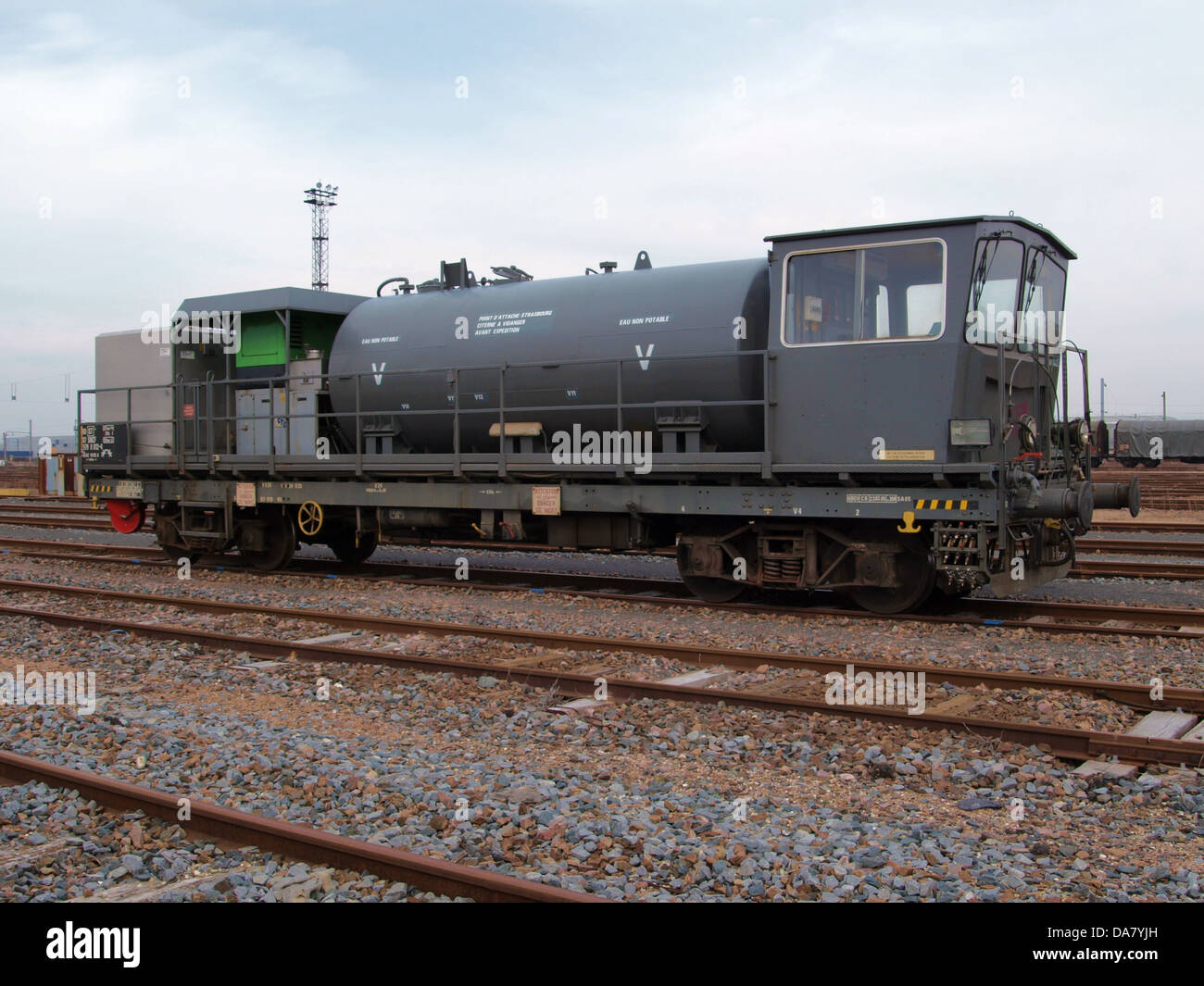 This image captures a French SNCF train number 80 87 979 8 812-4 in service on March 14, 2009 ...