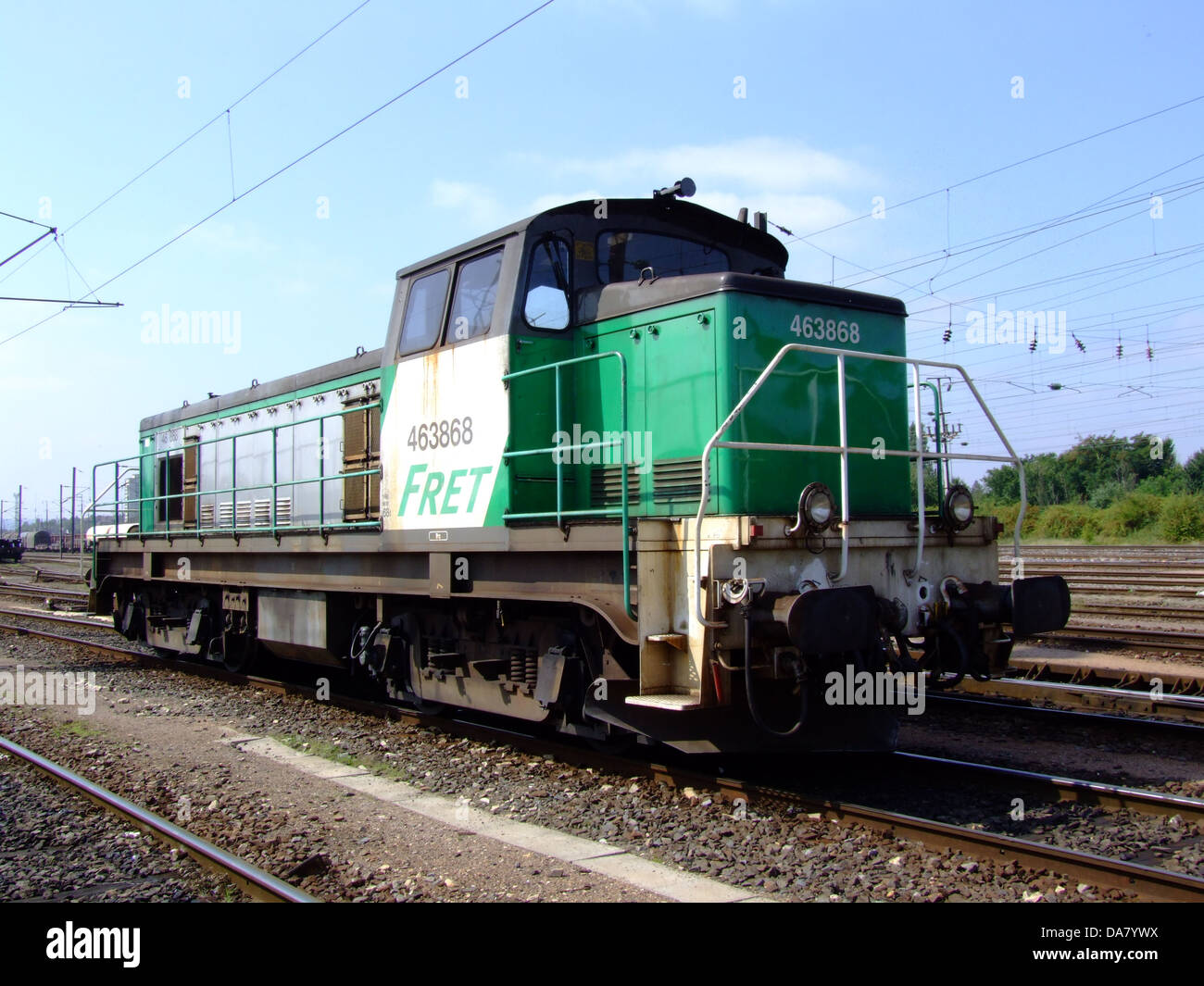 Photograph of the SNCF Fret 463868, a freight train operated by the ...