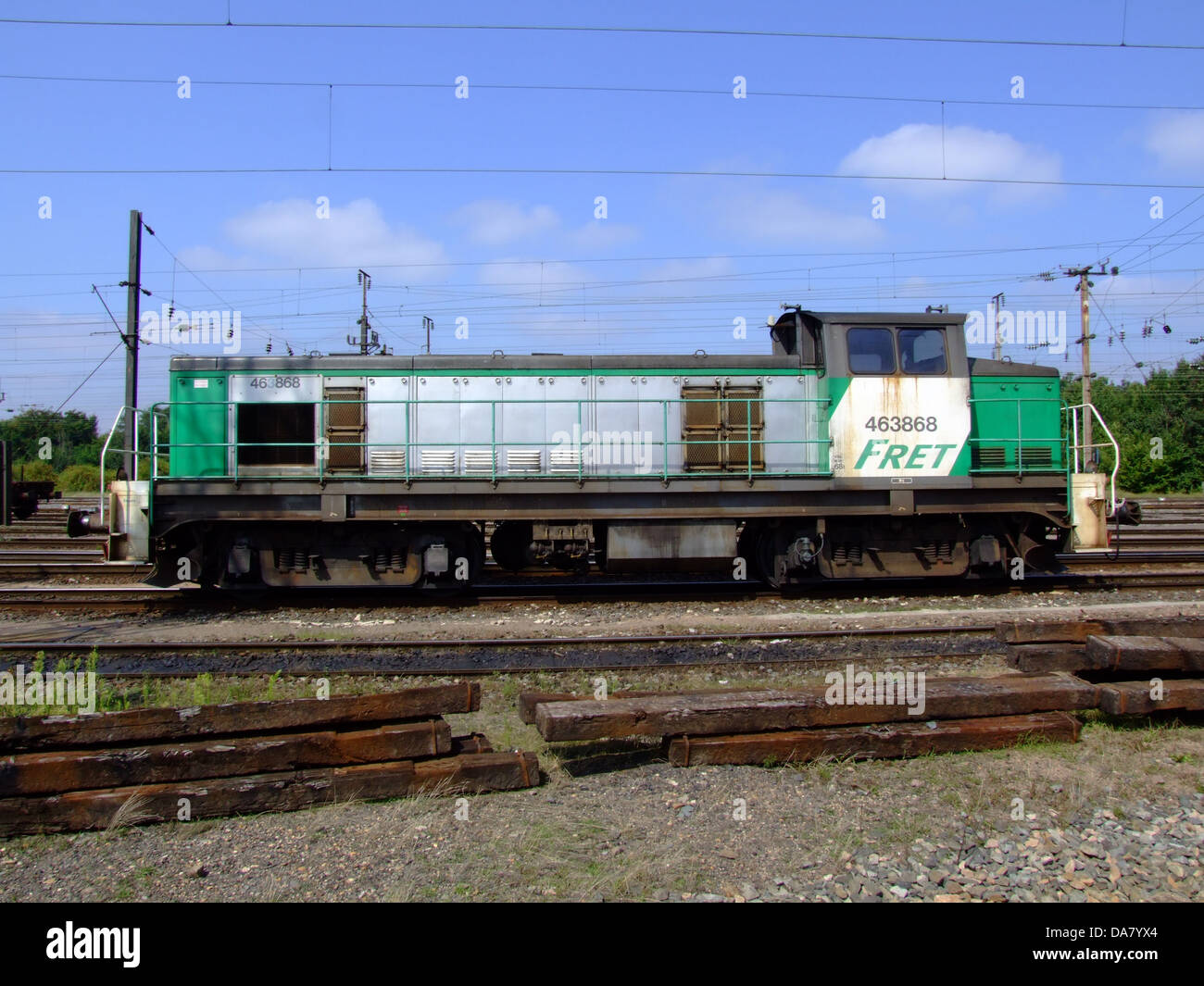 A photograph of SNCF Fret 463868, a freight train operated by the ...