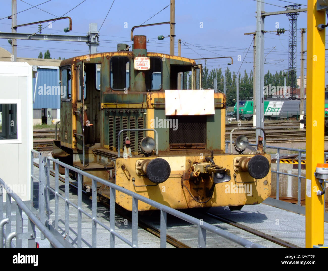This image features a SNCF railway train, showcasing the transportation ...