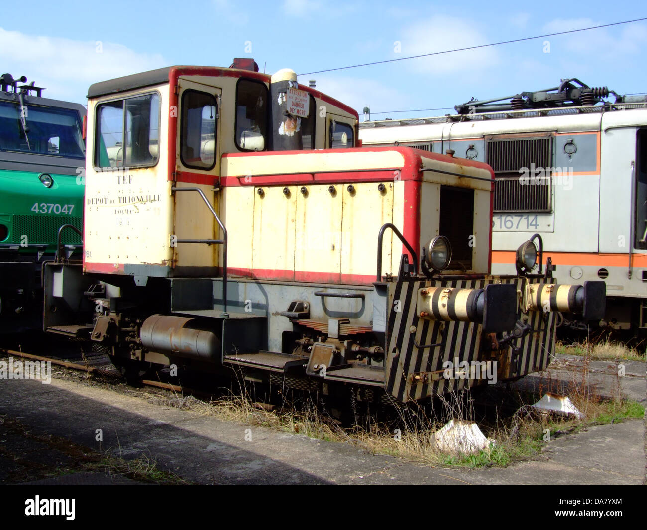 This image features the SNCF (French National Railway Company) TEF Depot located in Thionville ...