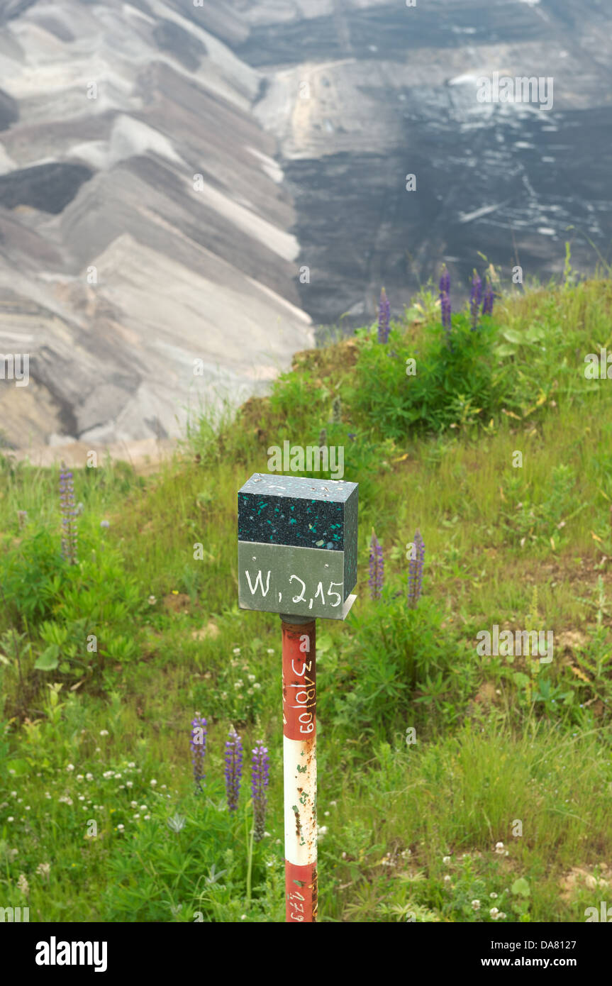 Air pollution monitor at a surface mine in Germany Stock Photo - Alamy