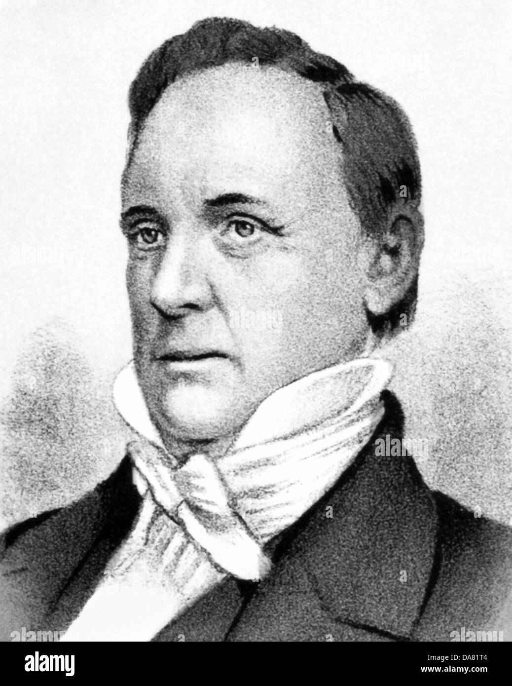 Vintage portrait of James Buchanan Stock Photo - Alamy