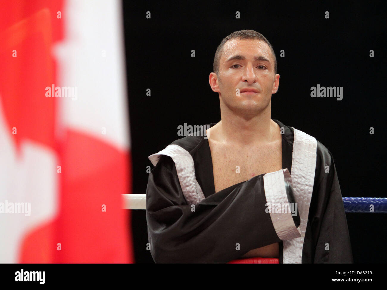 Dortmund, Germany. 6th July, 2013. Middle-weight boxing pro Predrag ...