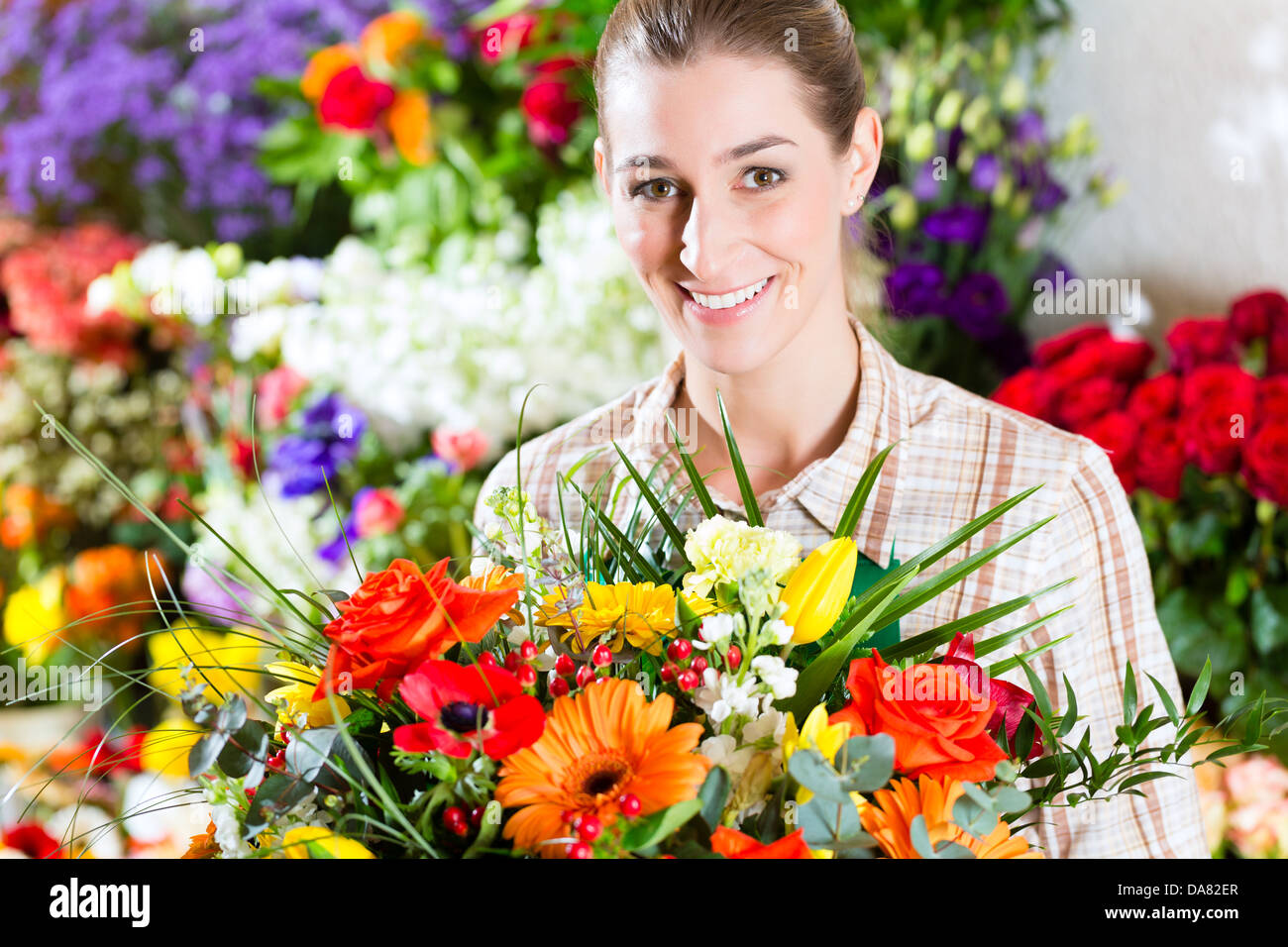 Presenting a flower hi-res stock photography and images - Alamy