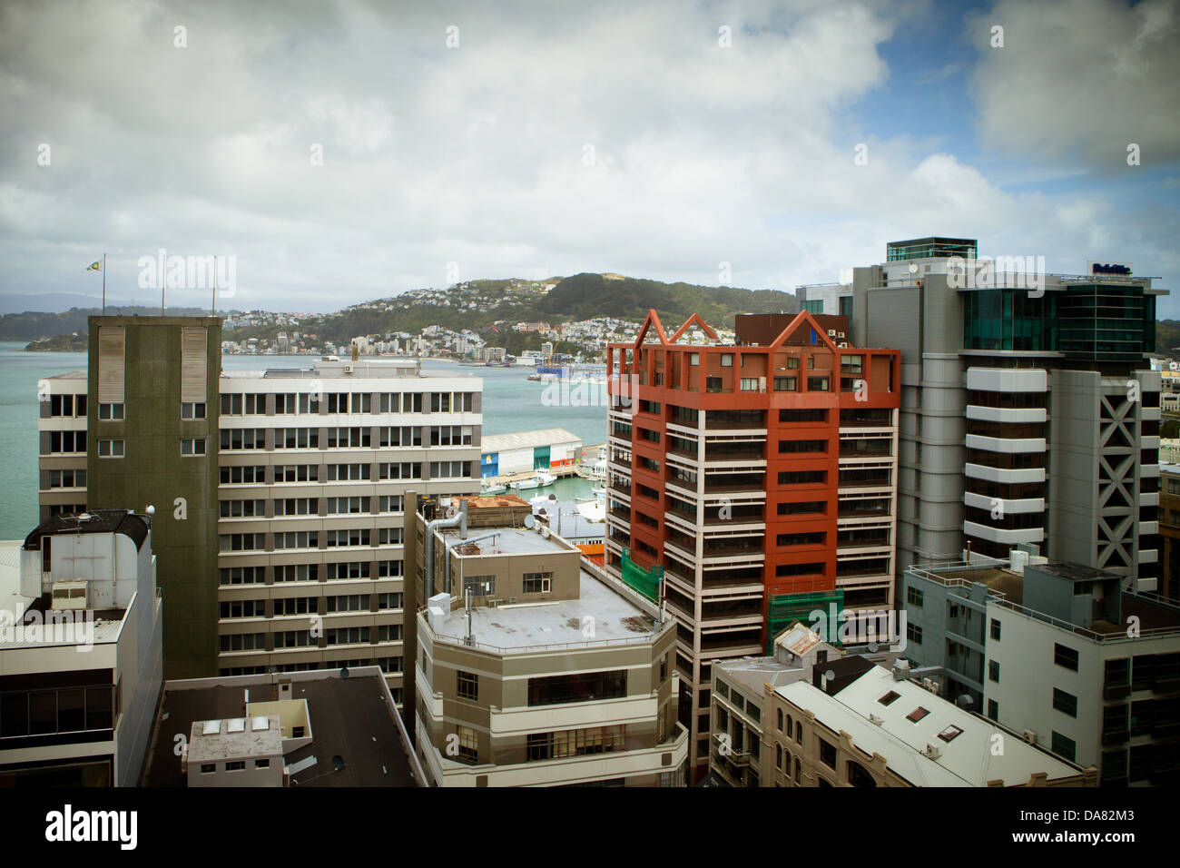 Aerial view wellington new zealand hi-res stock photography and images ...