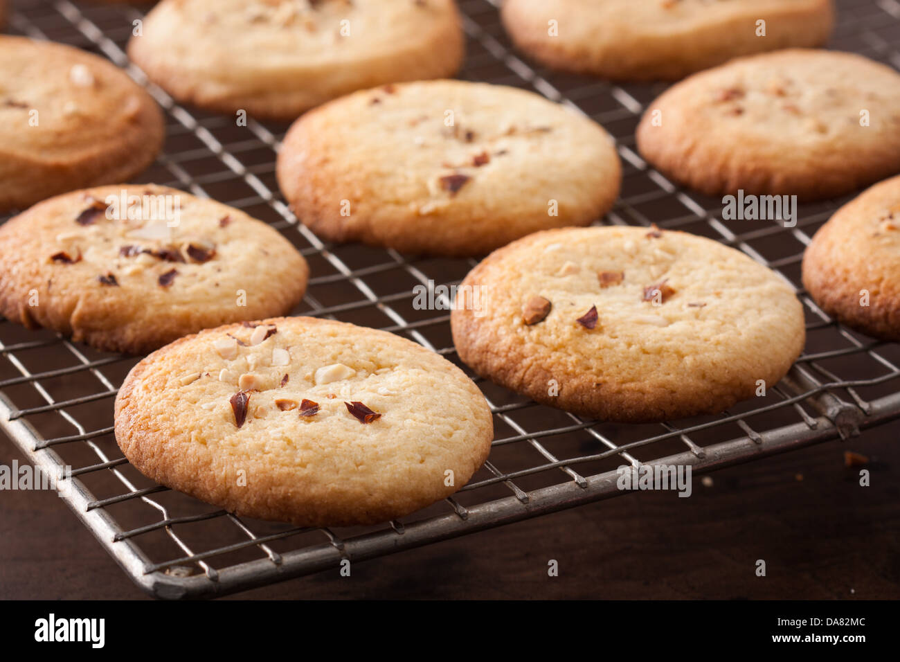 Making homemade almond cookies close-up Stock Photo - Alamy