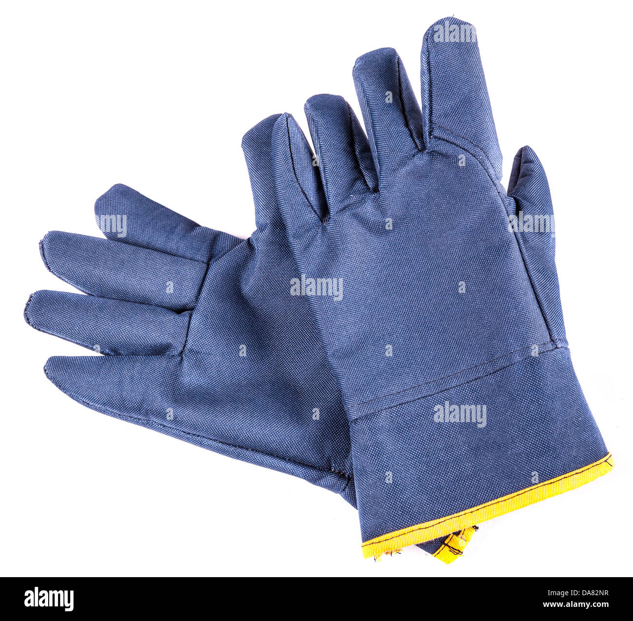 Work gloves with clipping path. Shot with an exposure that brings out ...