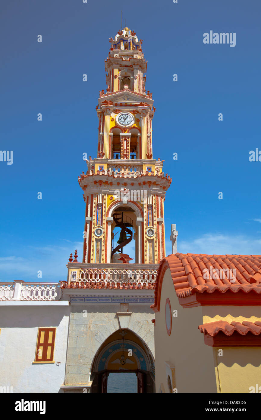 Archangel Michael Panormitis monastery, Symi island, Greece most ...