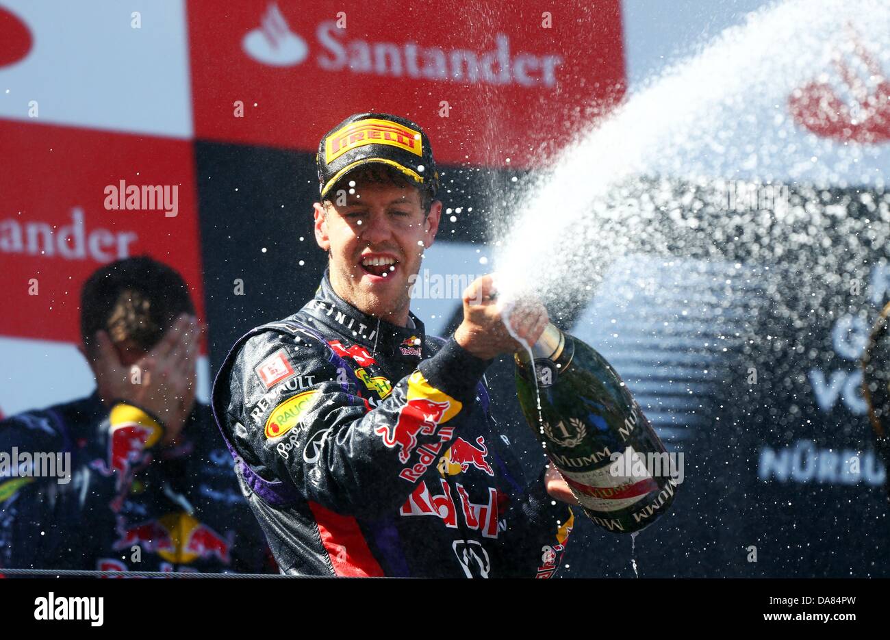 Sebastian vettel podium hi-res stock photography and images - Alamy