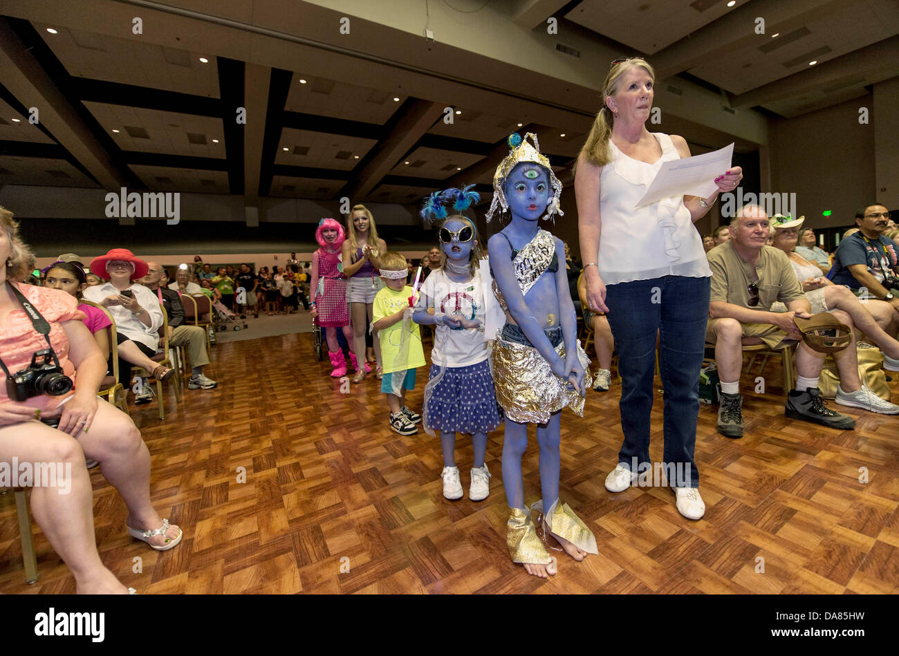 Roswell, New Mexico, USA. 06th July, 2013. The Alien Costume Contest is ...