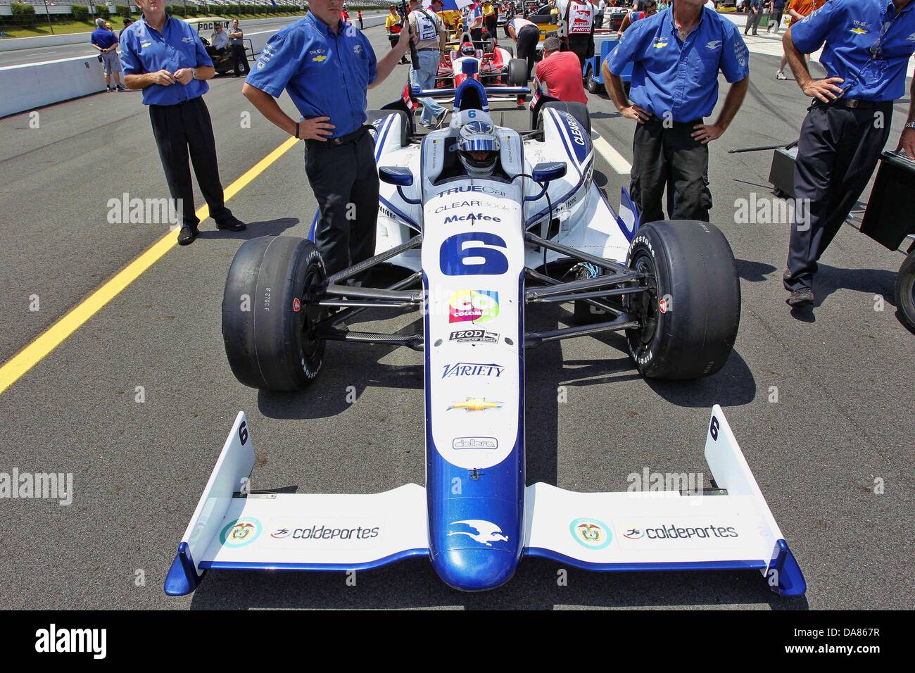 July 6, 2013 - Long Pond, Pennsylvania, U.S - Indycar, Pocono 400 ...