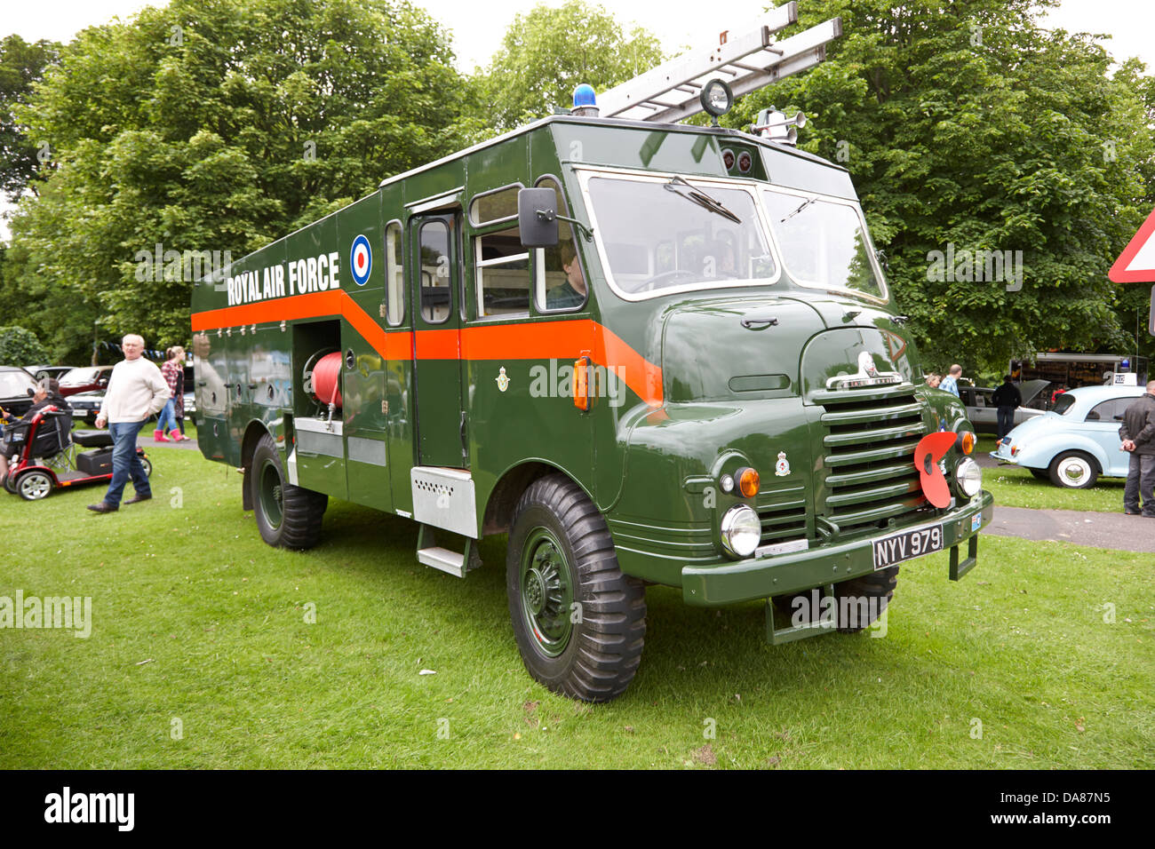 raf green goddess vintage british army military vehicles on display ...