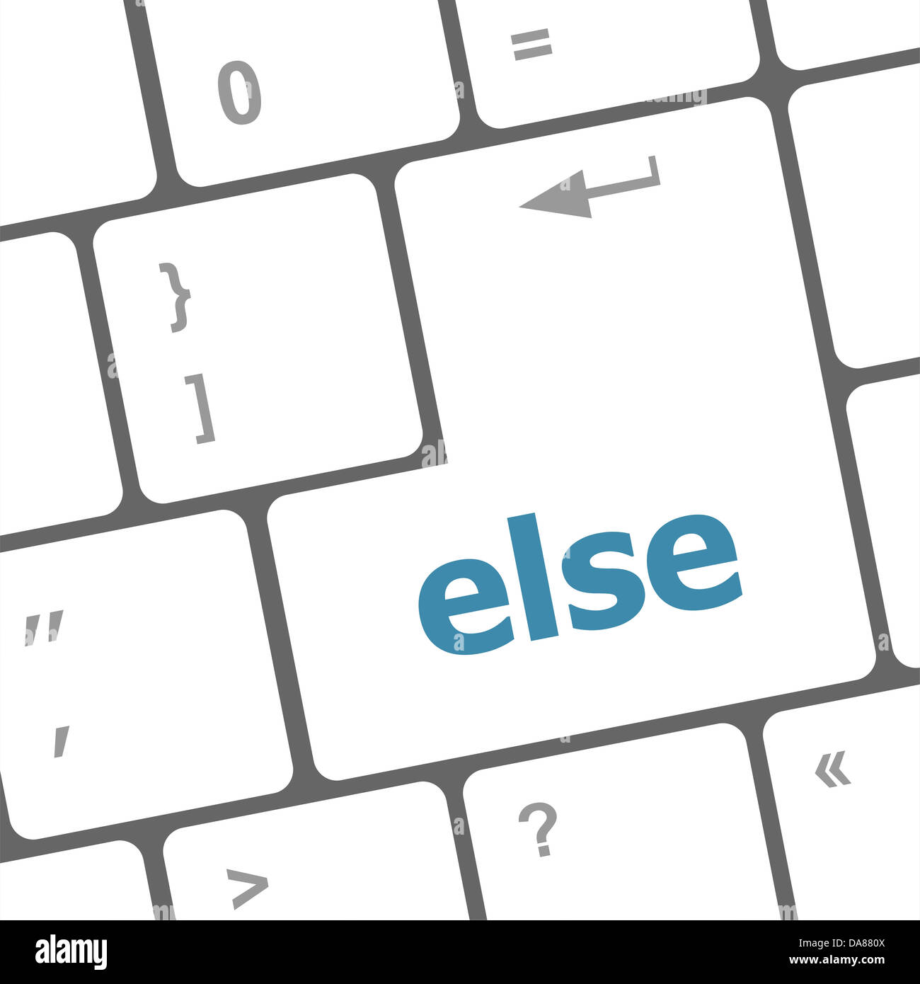 else button on computer pc keyboard key Stock Photo - Alamy