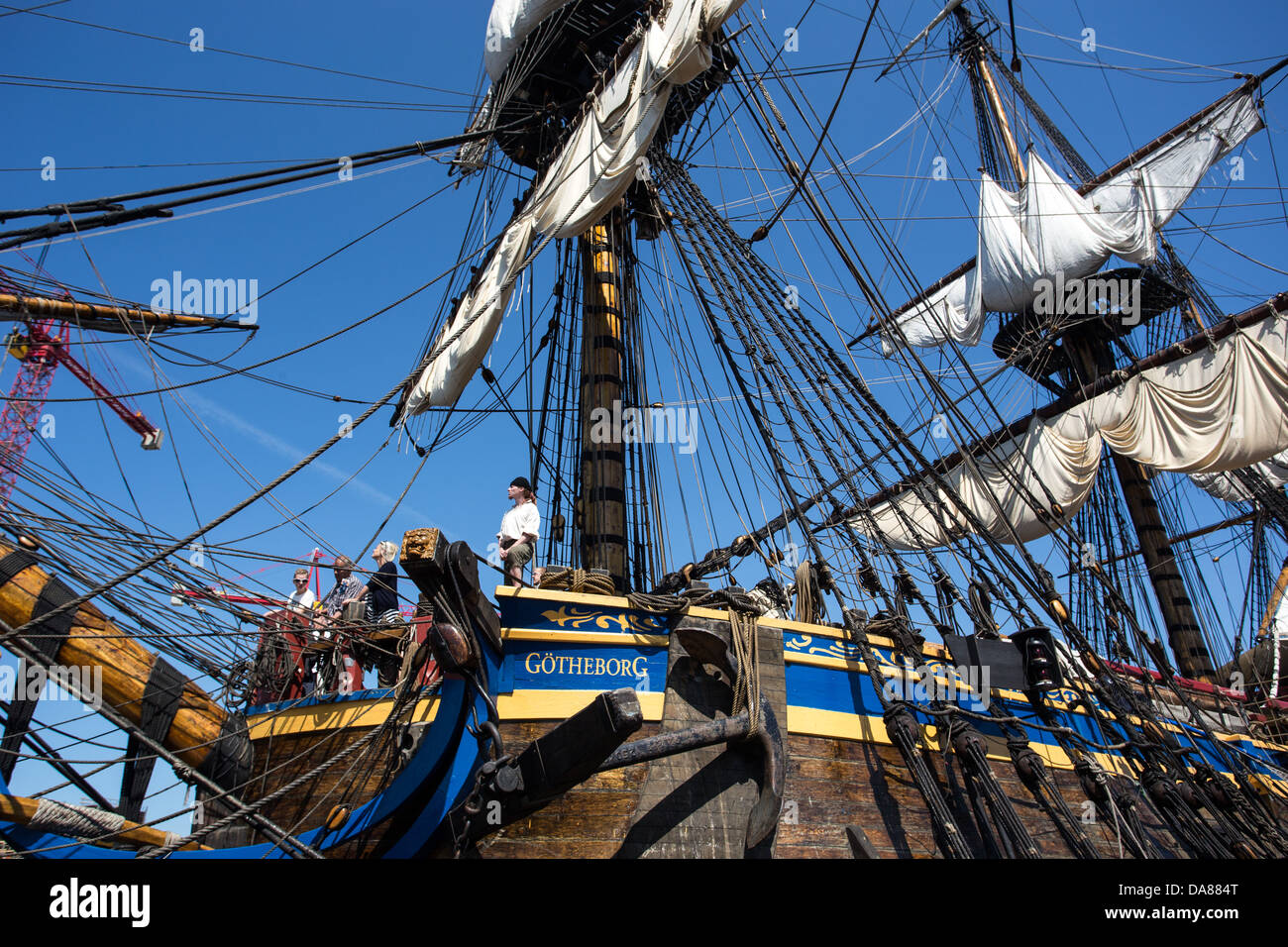 The Swedish class A ship Götheborg Stock Photo - Alamy