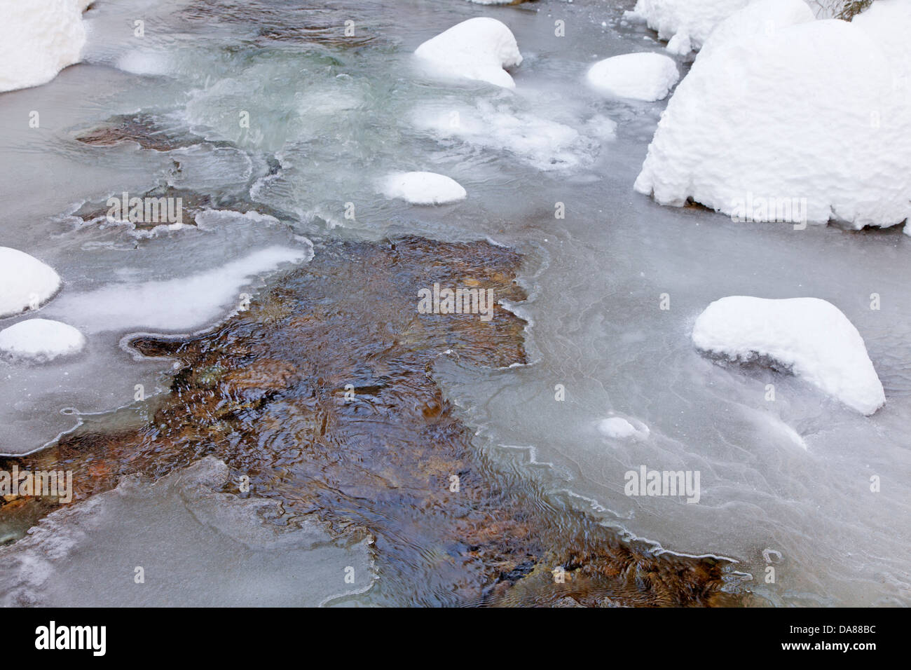 Nearly natural stream, Germany Stock Photo - Alamy