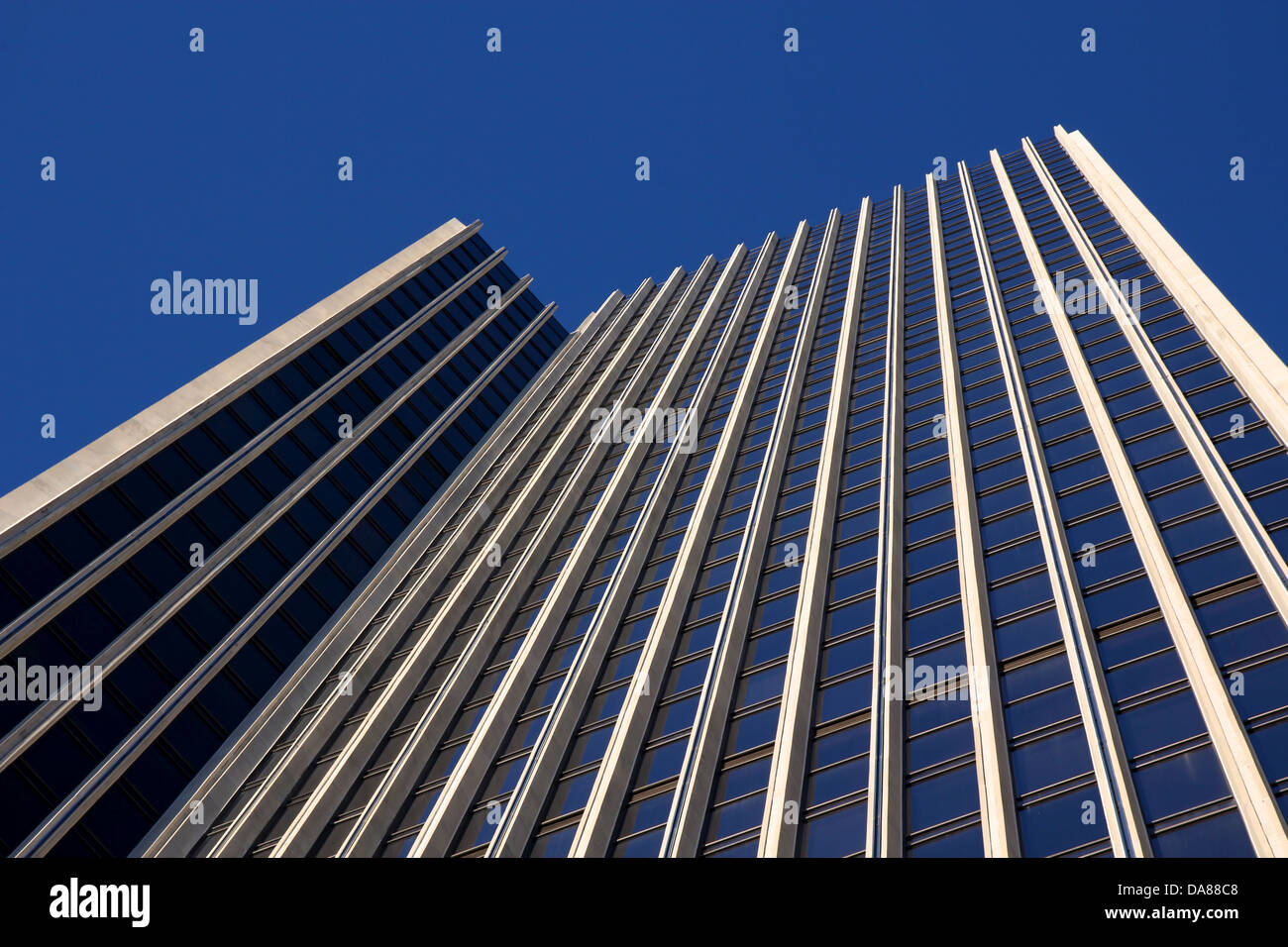 View up Mayor Erastus Corning Tower in Albany, NY, USA Stock Photo - Alamy