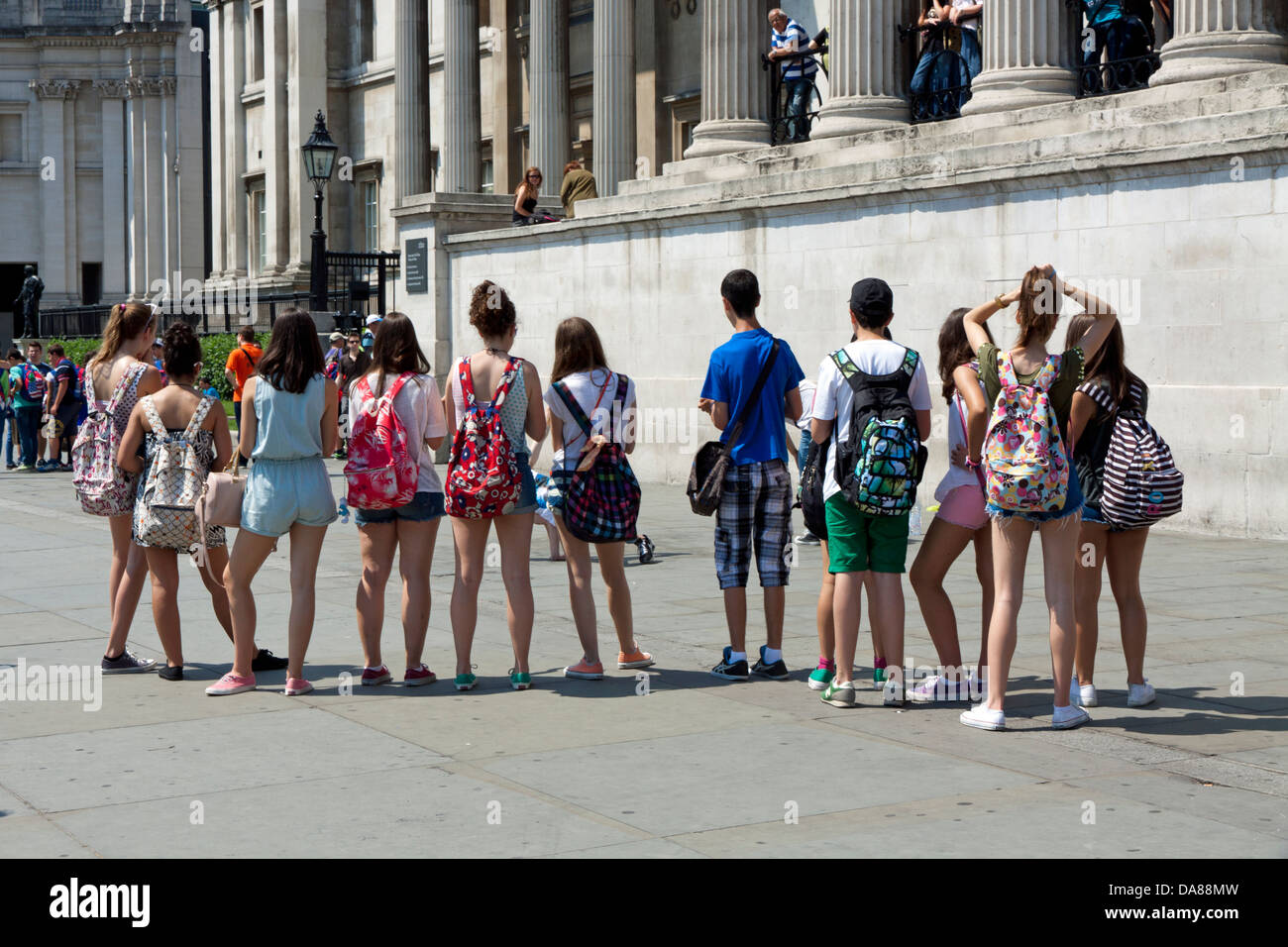 London teenagers students hi-res stock photography and images - Alamy