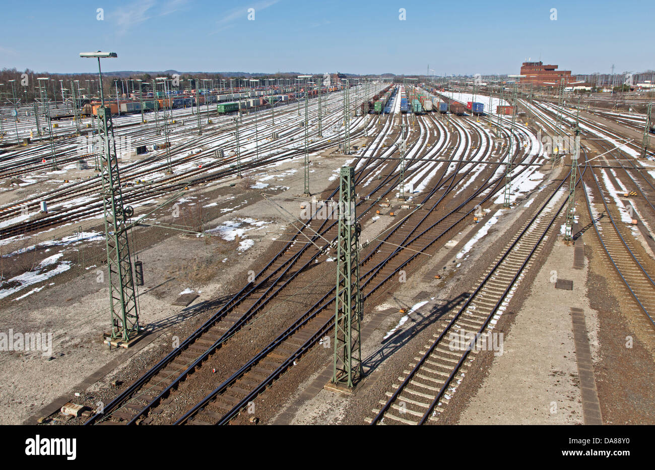 Rail Rails Train Trains Railroad Shunting High Resolution Stock ...