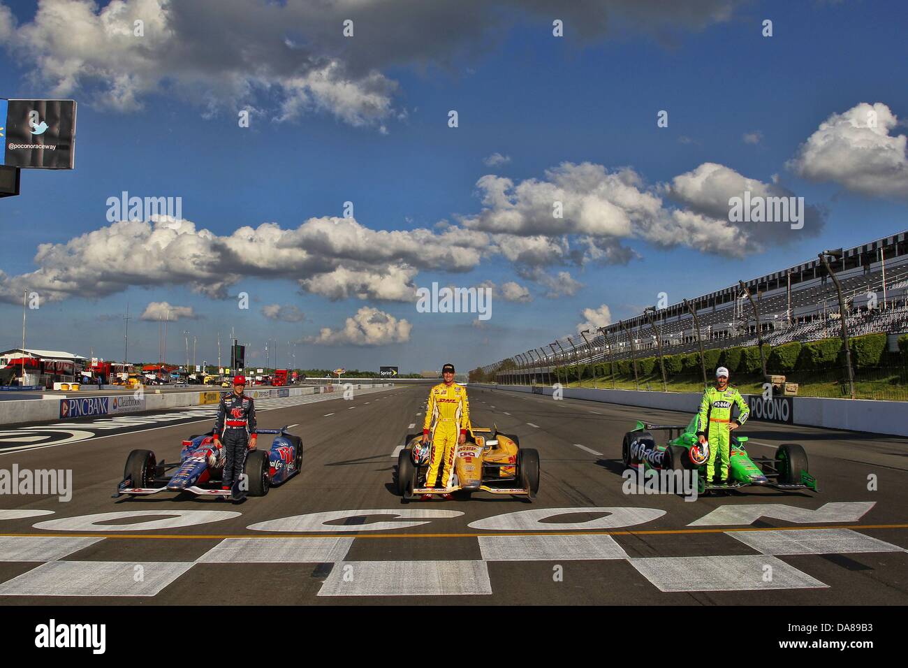 Long Pond, Pennsylvania, USA. 6th July, 2013. Indycar, Pocono 400 ...