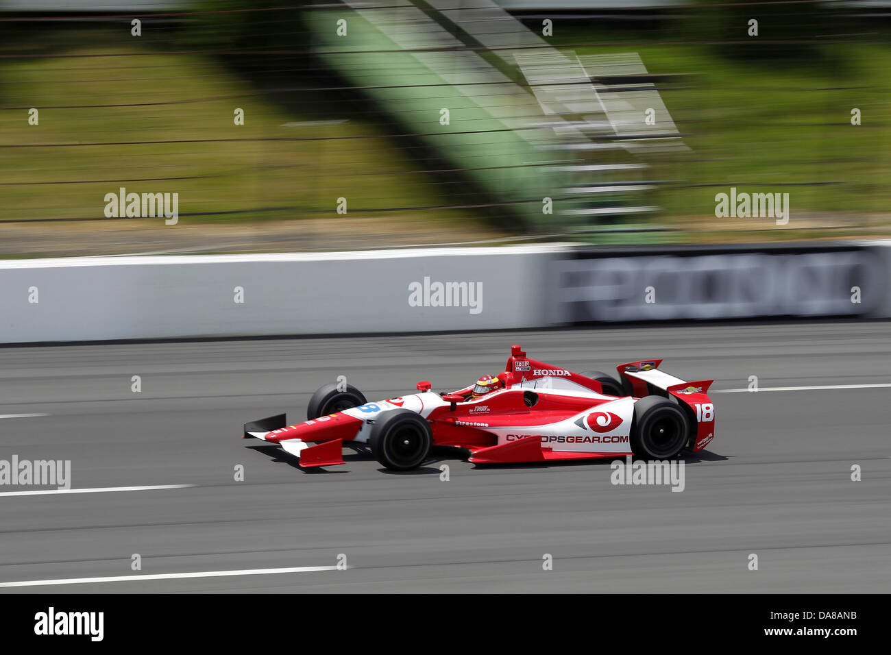 Long Pond, Pennsylvania, USA. 7th July, 2013. Indycar, Pocono 400 ...