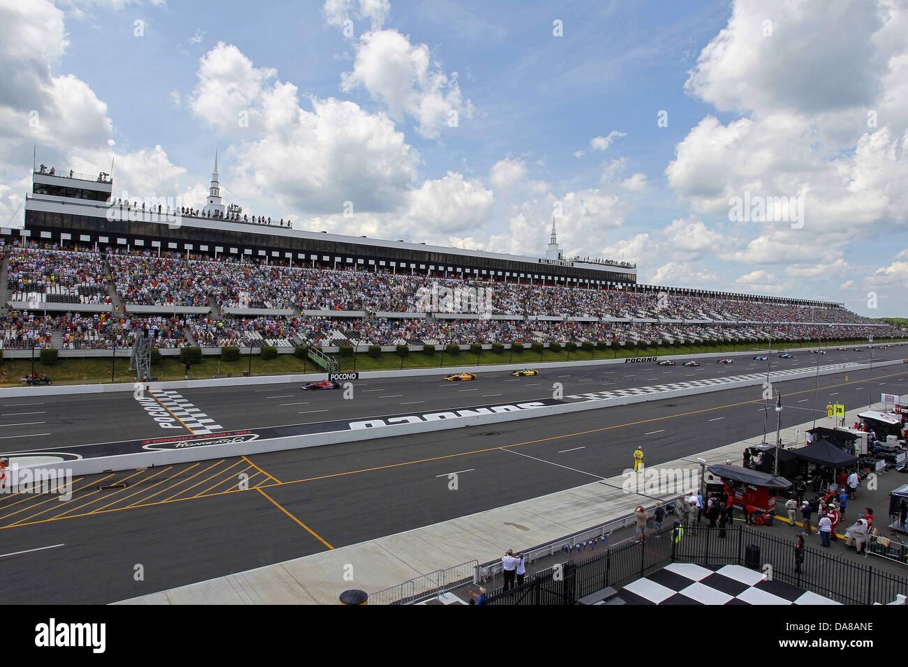 Long Pond, Pennsylvania, USA. 7th July, 2013. Indycar, Pocono 400 ...