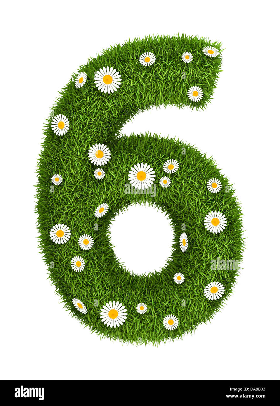 Number 6 Cut Out Stock Images & Pictures - Alamy