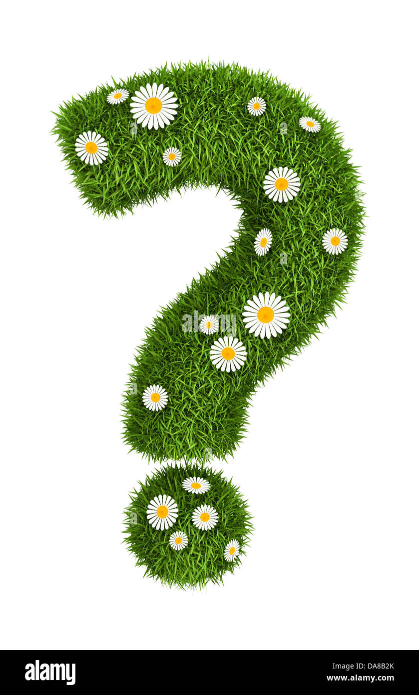 Garden question Cut Out Stock Images & Pictures - Alamy