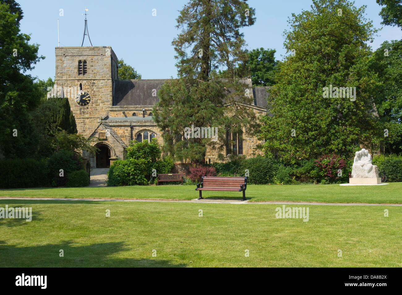 The parish church of St Mary the Virgin in Coates Green in the centre ...
