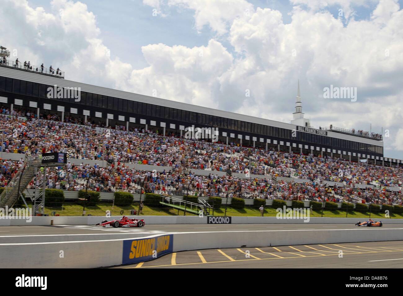 Long Pond, Pennsylvania, USA. 7th July, 2013. Indycar, Pocono 400 ...